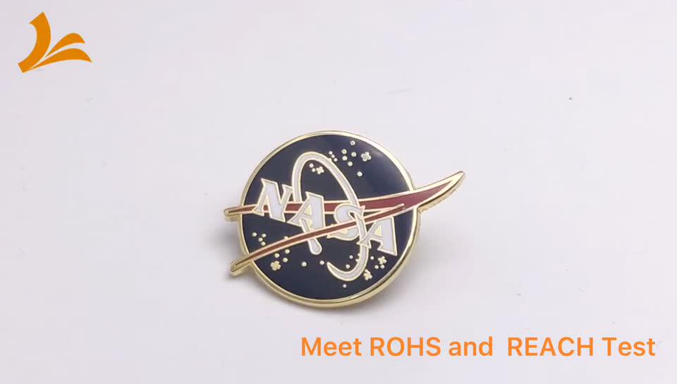 Sm-ml102 Nasa Motivational Custom Hard Enamel Lapel Pins Badge ...