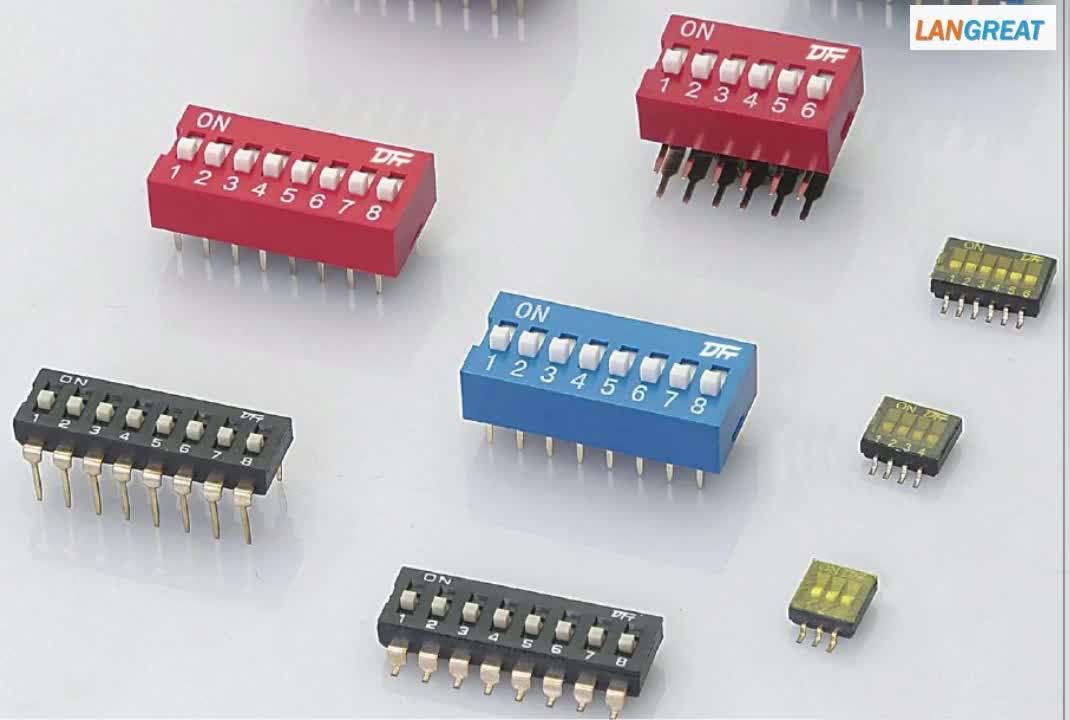 Dip Switch 1.27mm/ Mini Dip Switch /smd Slide Dip Switch 1.27mm Pitch ...