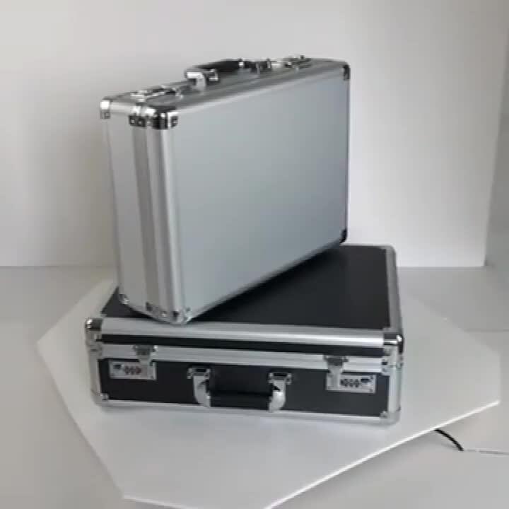 全黑色家居样品展示箱铝合金箱子航空箱仪器箱铝箱加工可印LOGO-阿里巴巴