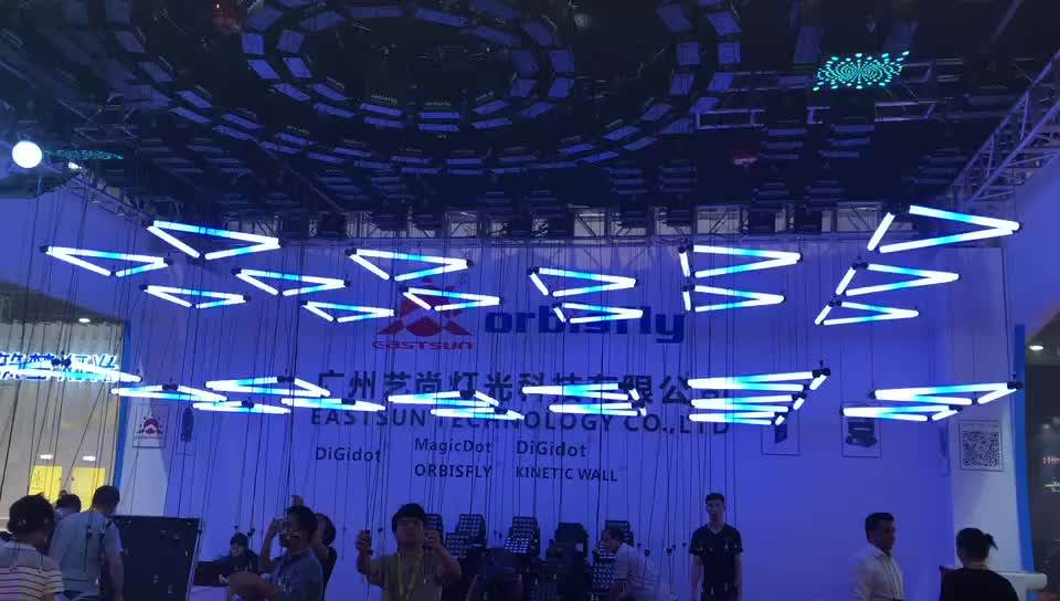 Led 3d Pixel Tube Kinetic Winches Triangle Lifting Tube Light - Buy ...