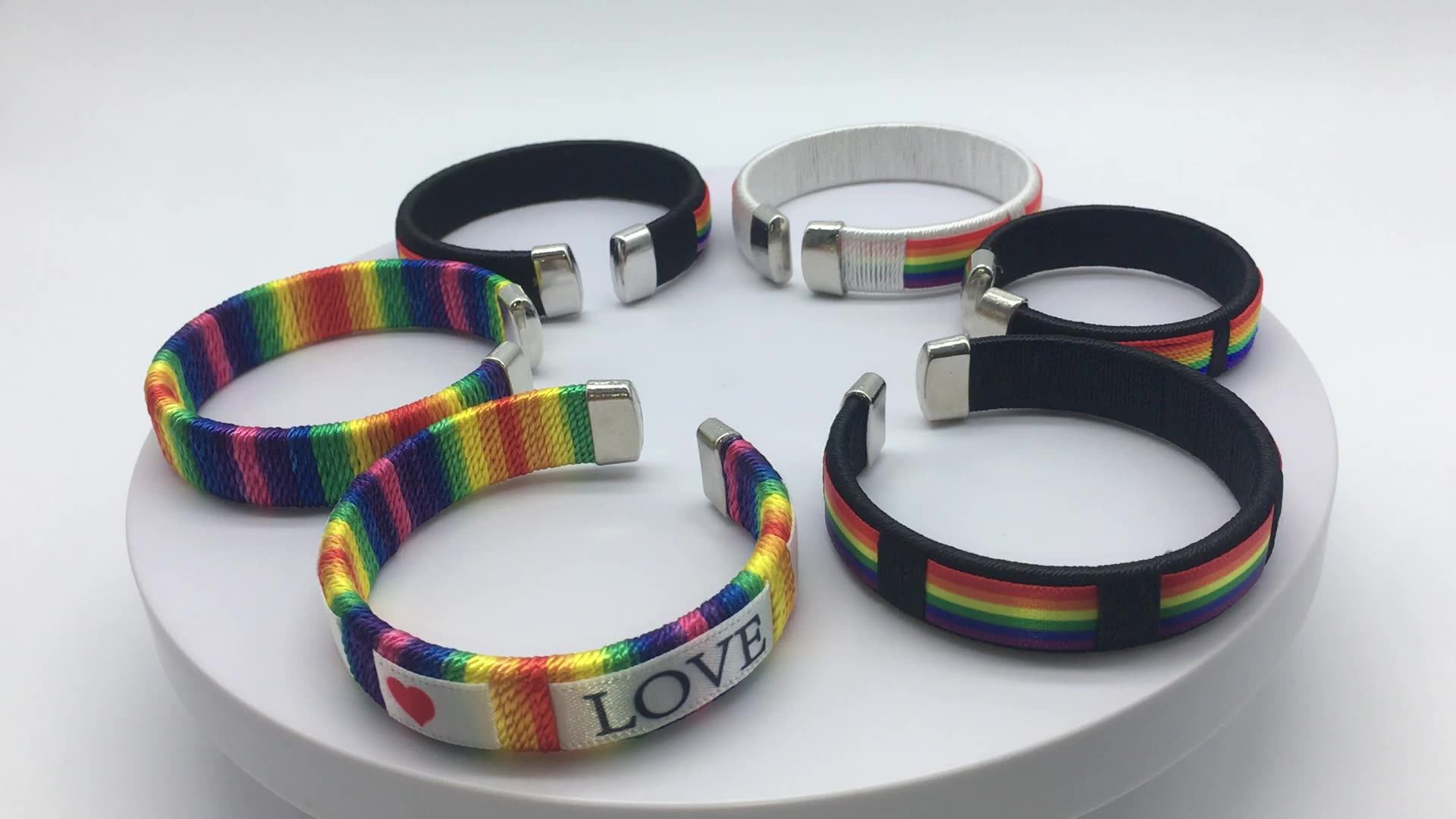 Gay Pride Bracelet Lgbtq Accessories Gay Pride Stuff Jewelry Adjustable ...