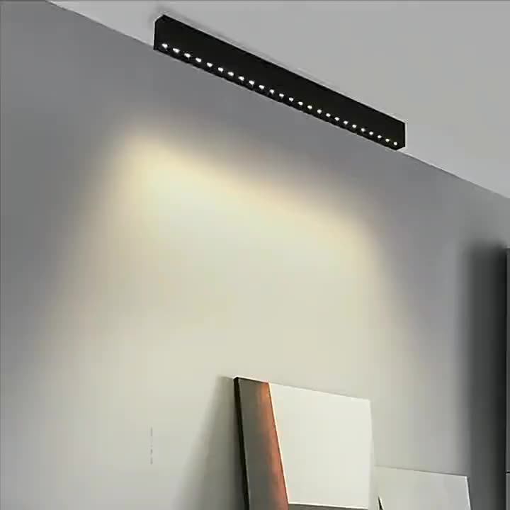 Aluminum Ceiling Linear Grille Downlight Spotlights 10w 20w 30w 40w Led ...