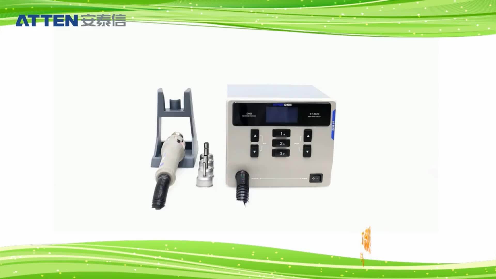 Atten St-862d 1000w 120l Air Flow Soldering Station Hot Air Rework ...