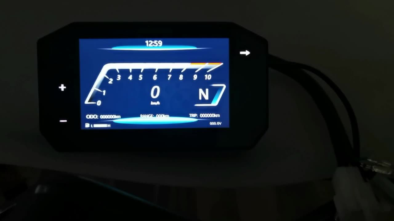 Touch Screen Electric Motorcycle Speedometer Navigation Display For ...