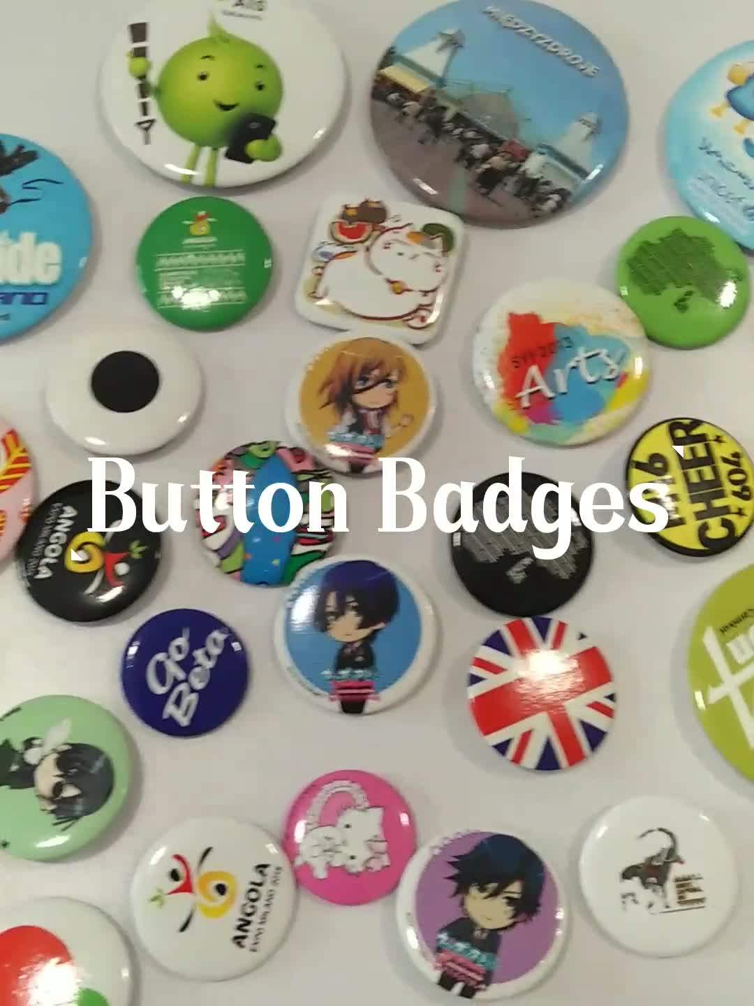 Practicability Decoration Metal Material Pin Button Badge With ...