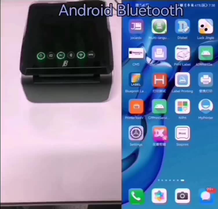 Brother Lp45 4x6 110mm 4 Inch Wireless Wifi Smart Direct Thermal ...