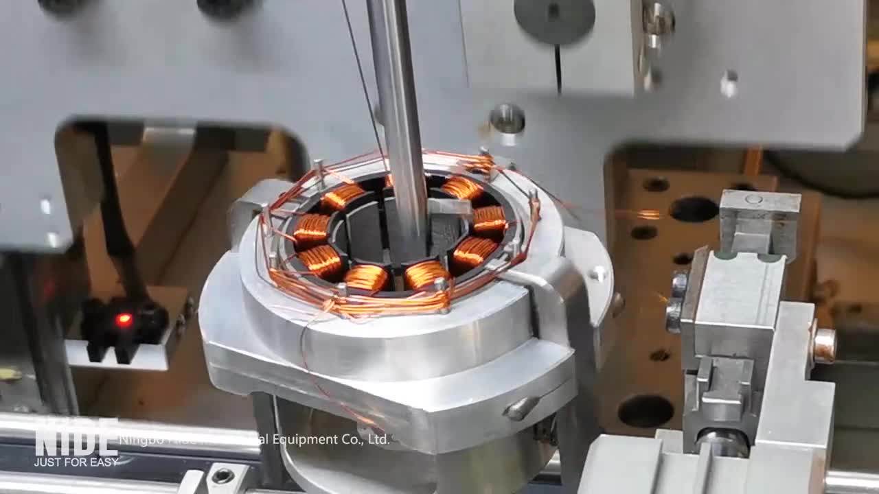 Automatic Motor Stator Coil Needle Winder Bldc Winding Machine For Fan ...