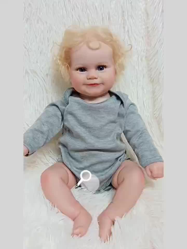 22 Inch Girl American Vinyl Dress Up Fashion Lifelike Reborn Dolls ...