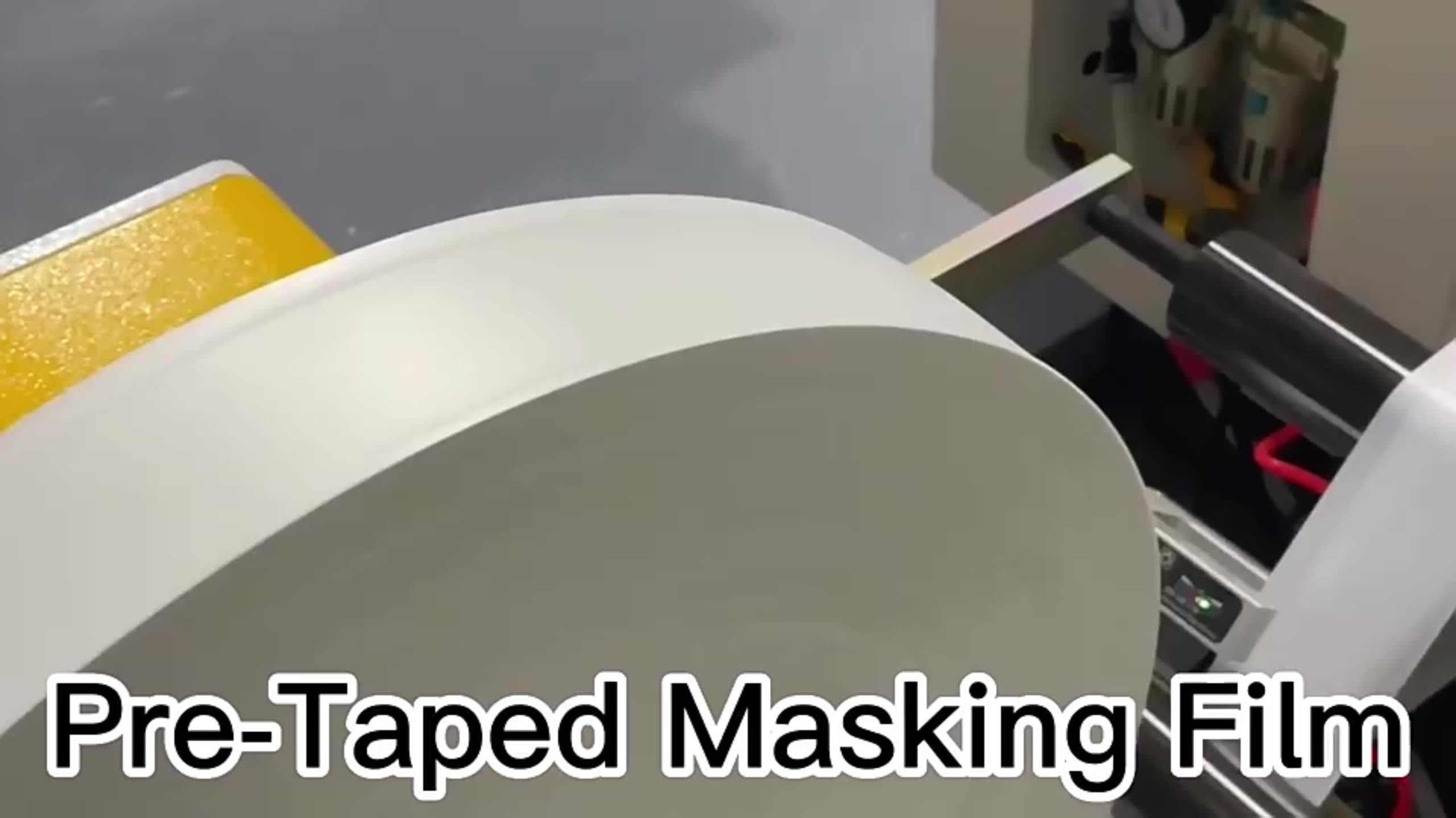 Pre-taped Masking Film Tape And Drape Plastic Painting Drop Film ...