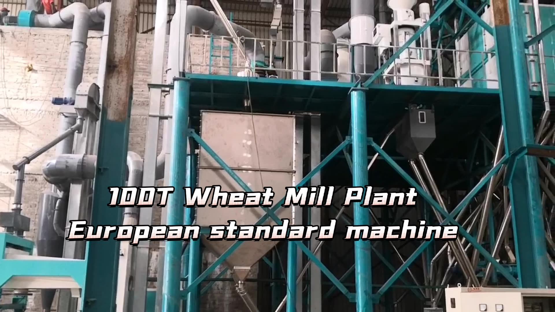 China Fully Automatic Complete Flour Mill Plant Wheat Flour Mill ...