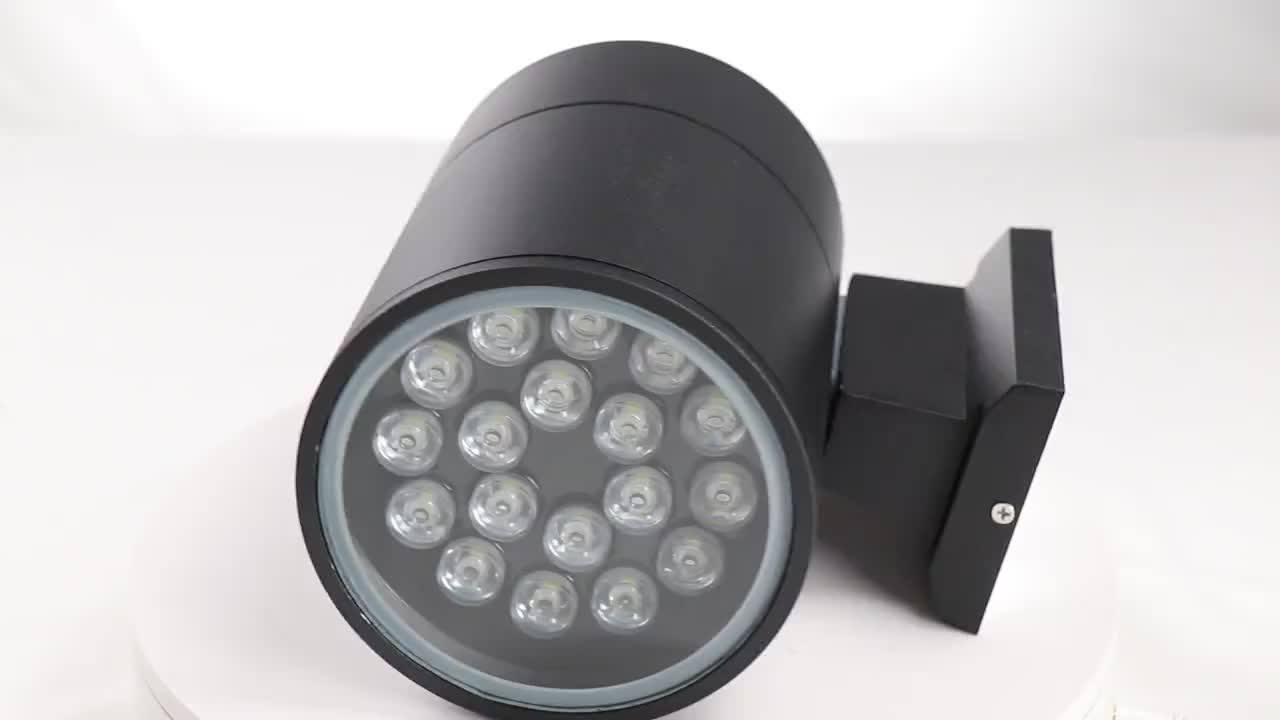 18w Single Head Waterproof Ip65 Landscape Garden Yard Outdoor Led Wall ...