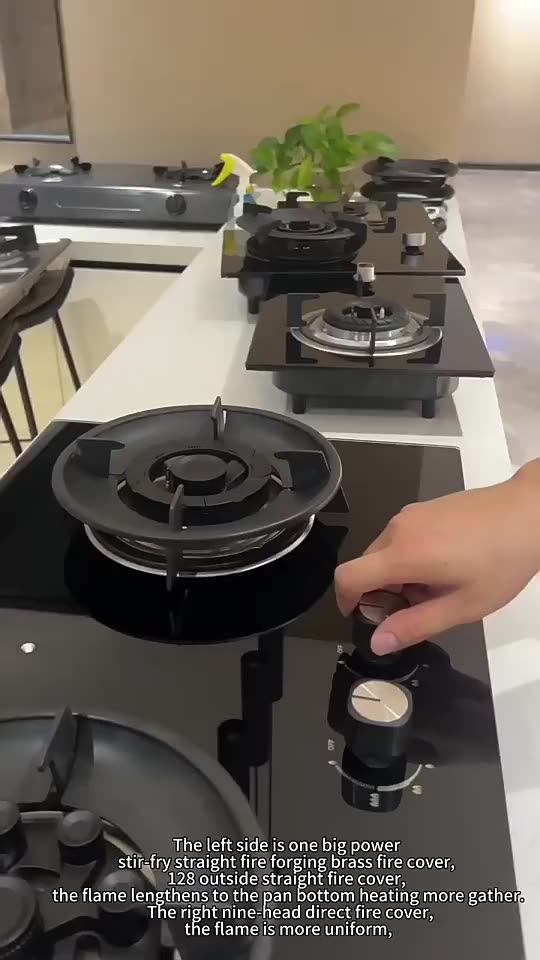 Two-burner Gas Stove Cooker Built-in Natural Gas Ditchen Stove ...