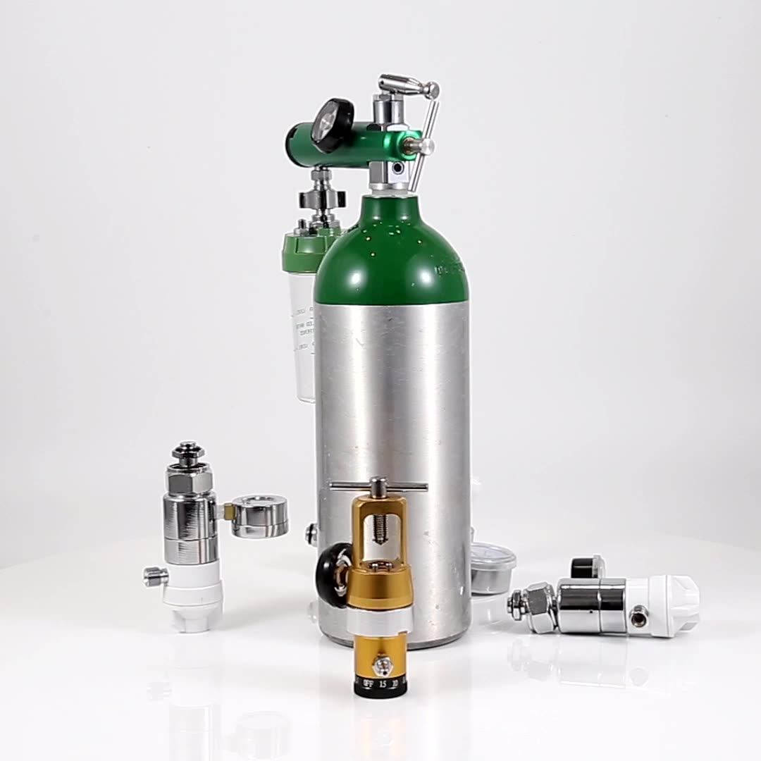 American Click Style Oxygen Regulator Cga 870 Mini Regulator (0-15lpm ...