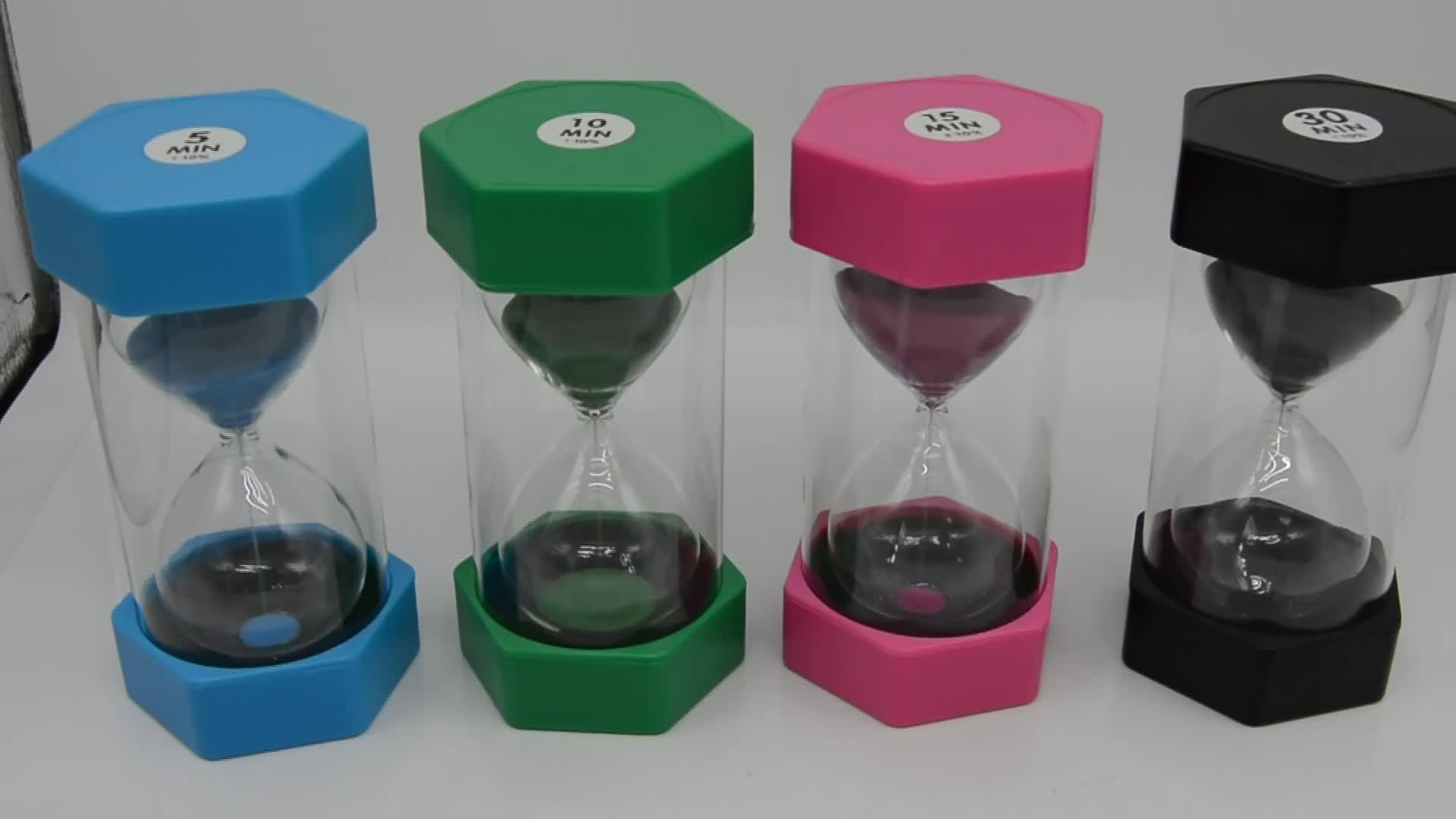 Plastic Sand Timer Hexagon Large Hourglass Sand Timer - Buy Sand Timer ...