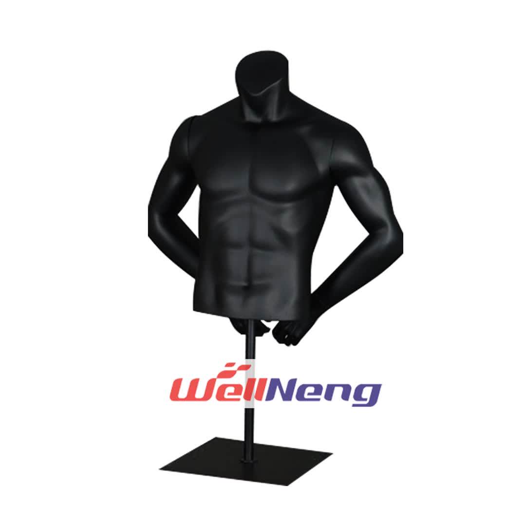 Sports Fitting Half-body Male Headless Mannequin Athletic Torso Man ...
