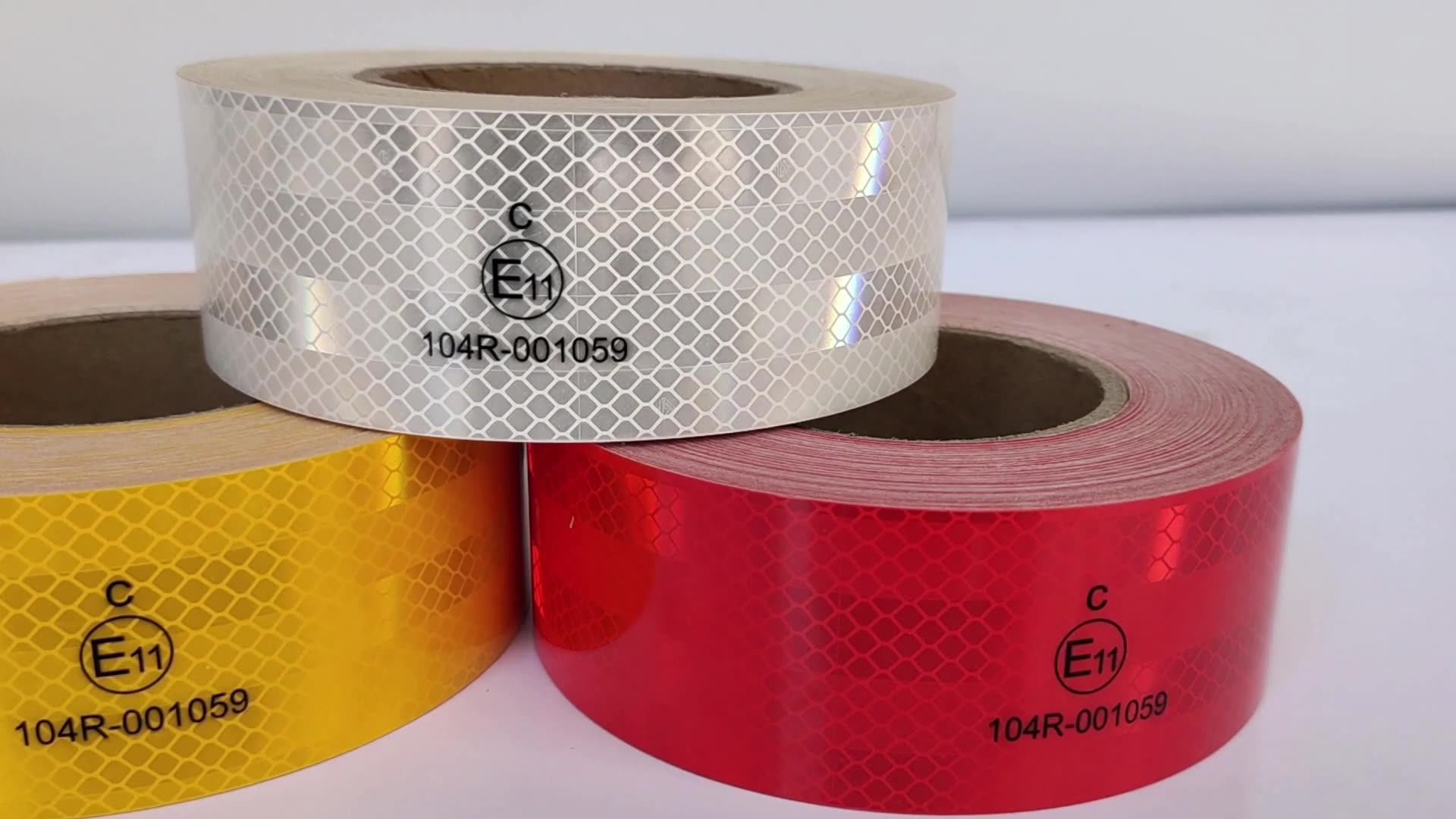 Pavement Marking Retroreflective Tape Outdoor Waterproof Adhesive Ece ...