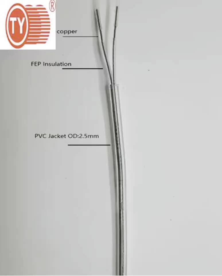 Vde7727 3*18awg Fep/pvc Wire 105c 2 3 4 5 6 Core Flexible Cable For ...