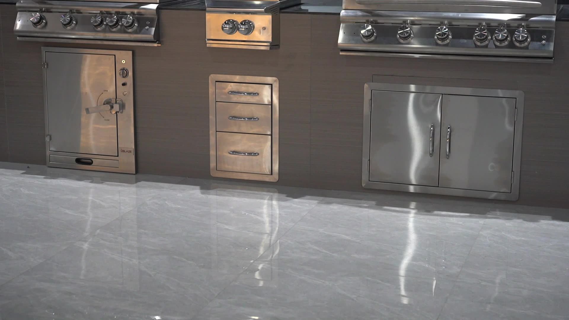 Custom Temperature Visual Bbq Smoker Grill Machine Removable Griddle ...