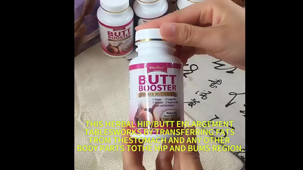 Butt Booster Firmer Buttocks Hip Up Big Butt Pills Abundant Supplements ...