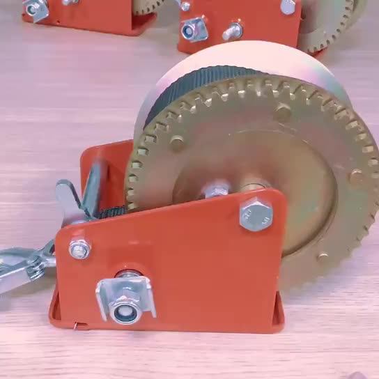 Hand Brake Crank Strap 10m Rope 3000lbs Load Boat Trailer Lifting ...