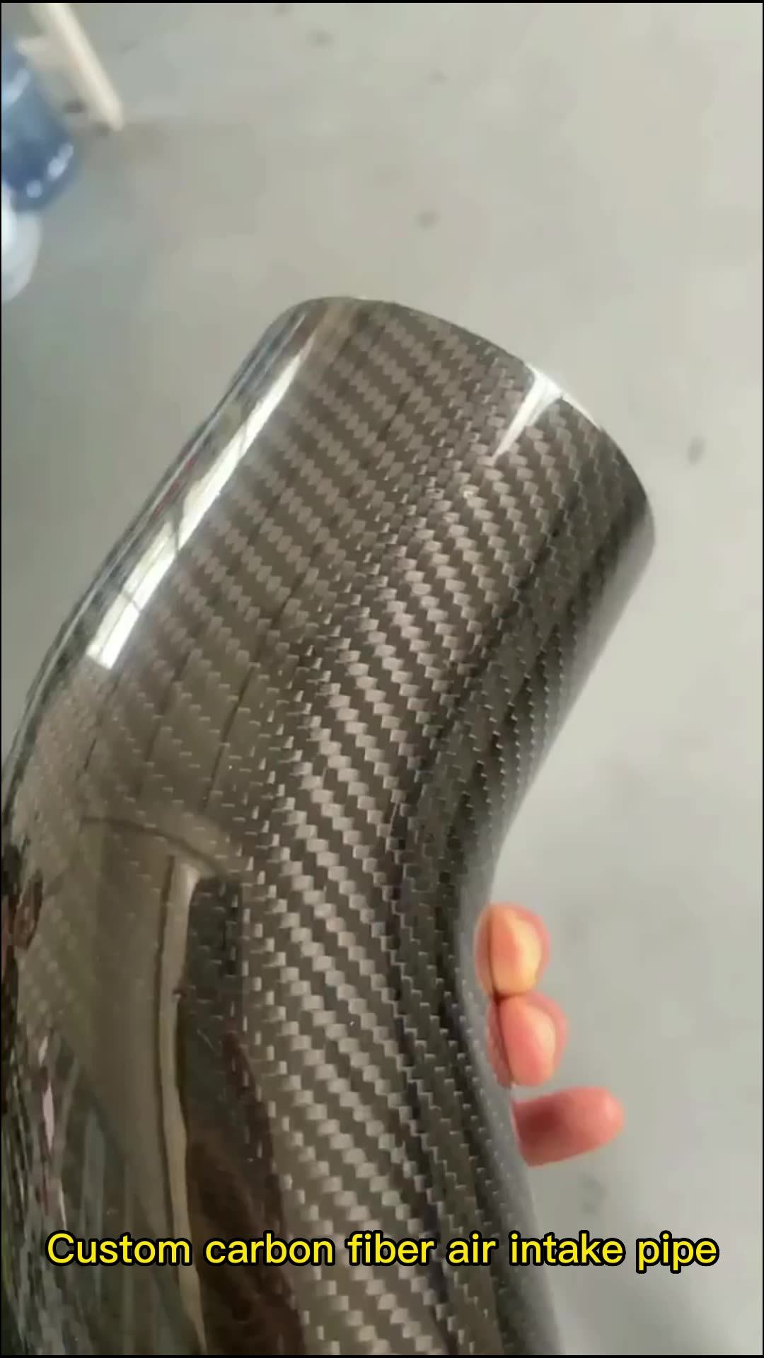 Custom Car Molding Parts Carbon Fiber Air Intake High Strength Carbon ...