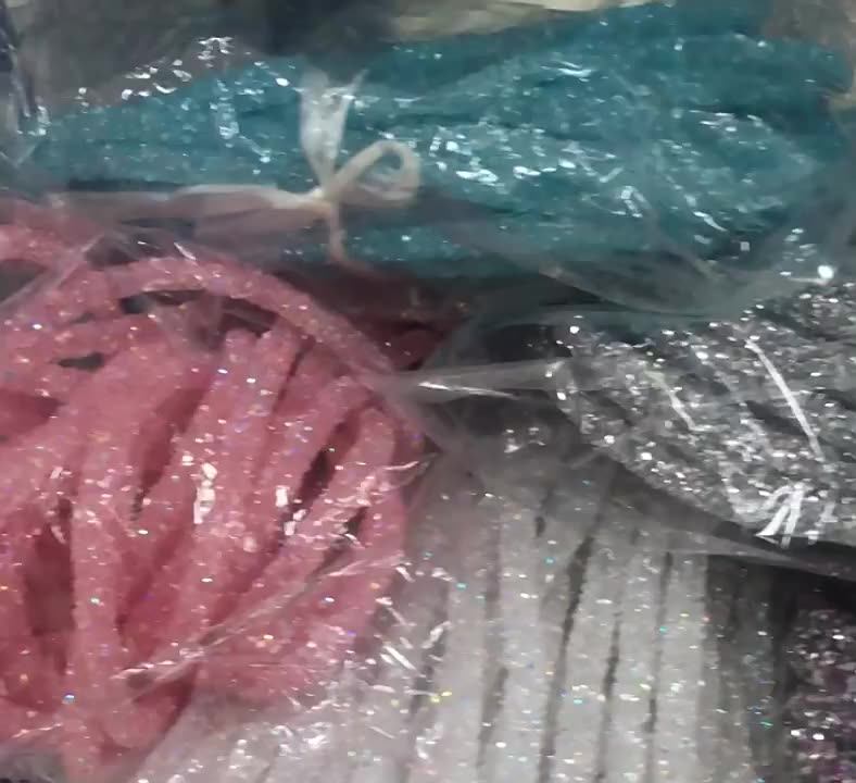 6mm Resin Glittering Rhinestones Rope Colorful Tube Cord Crystal Rope ...