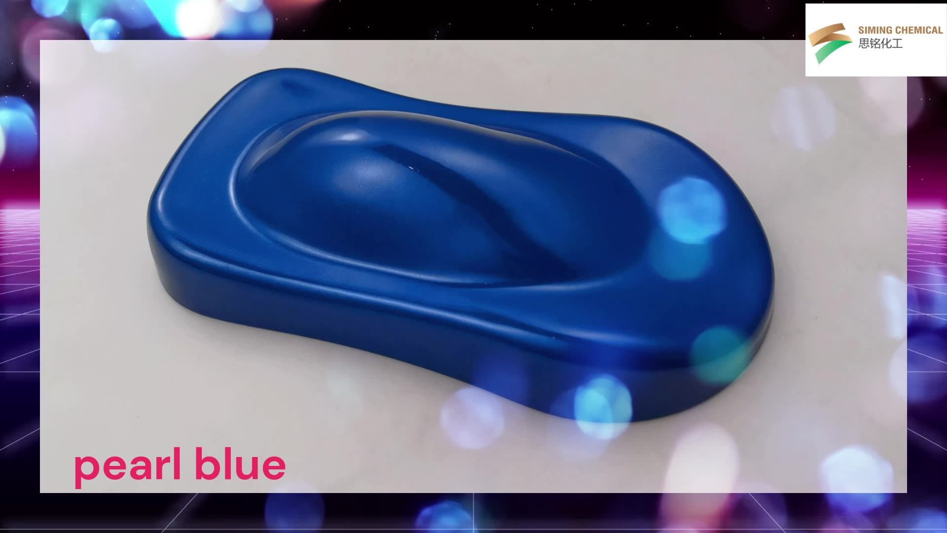 All Ral/pantone Powder Coating Spray Epoxy Paint March Pearl Blue Super ...