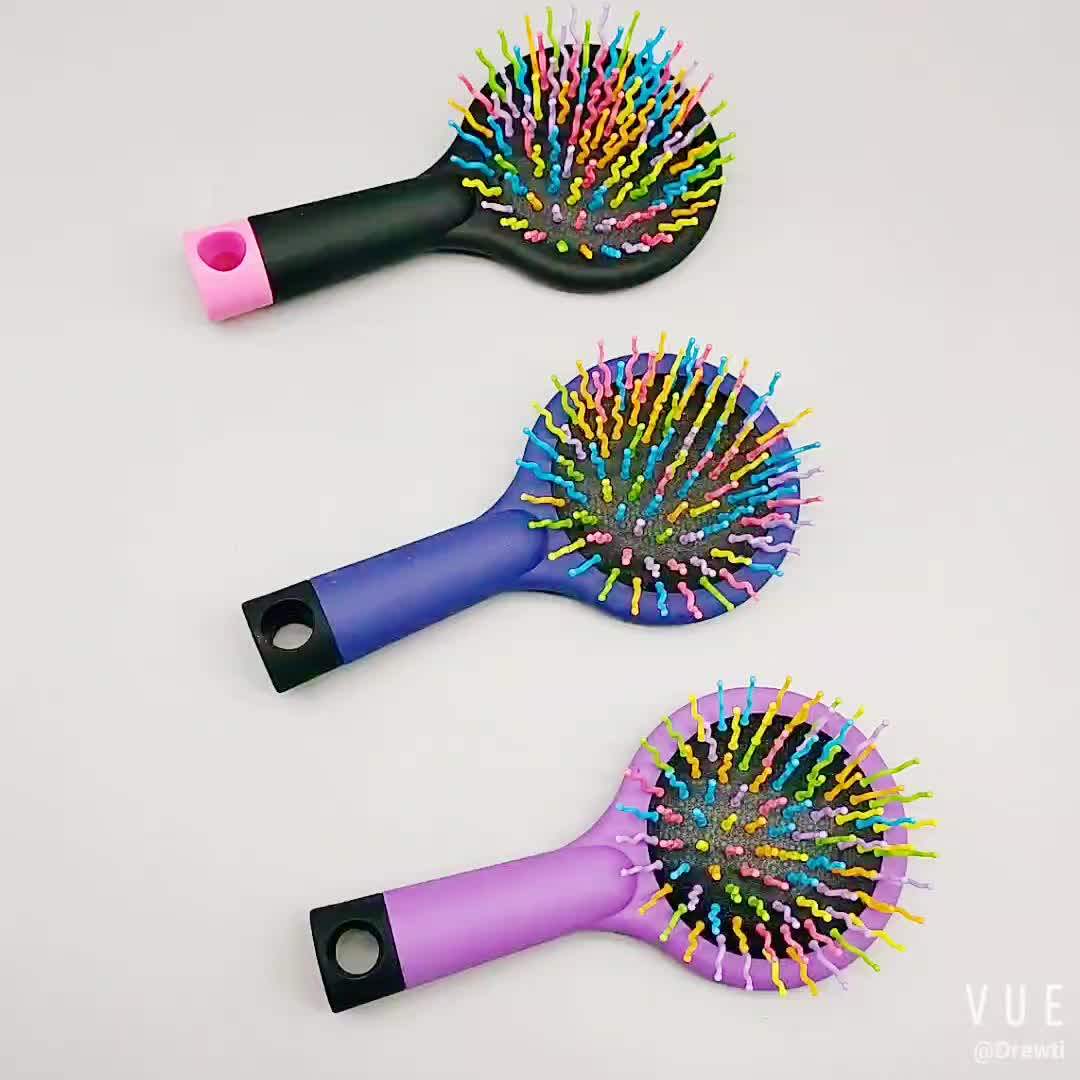 Drewti Professional Hair Comb Rainbow Comb Volume Anti-static Magic ...