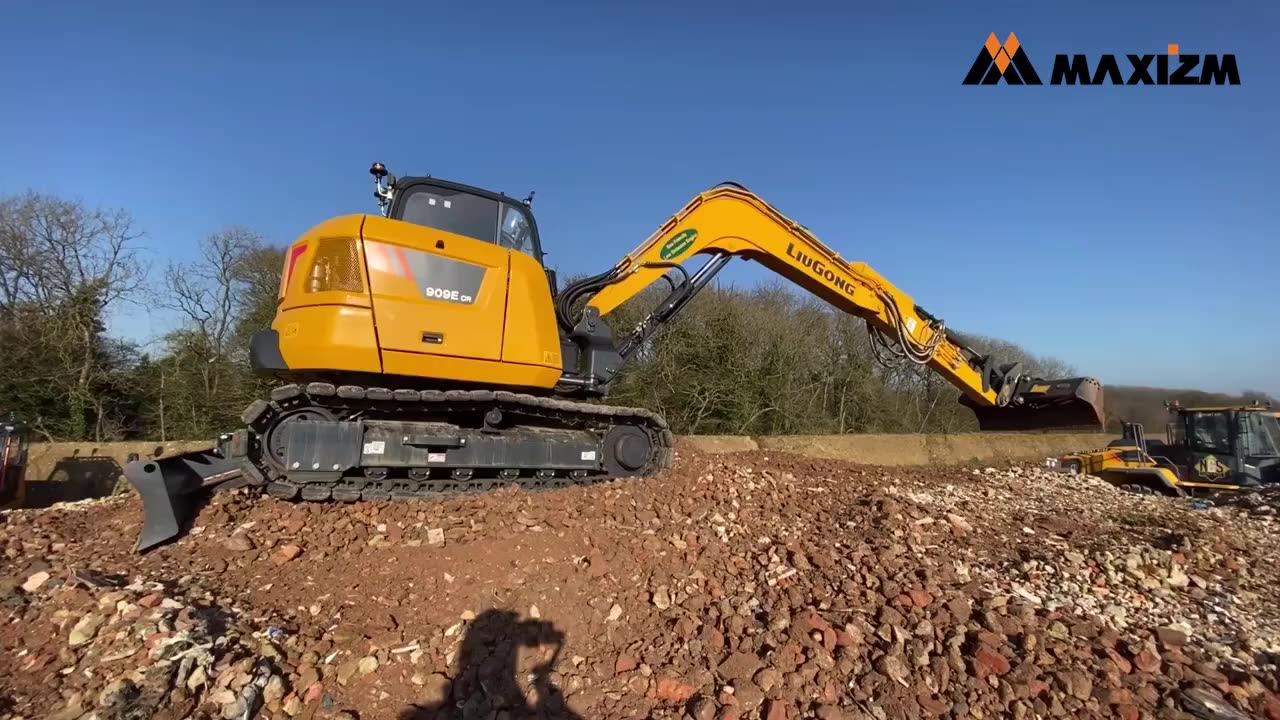 Chinese Brand Liugong 906e 6t Mini Compact Crawler Excavator - Buy High ...