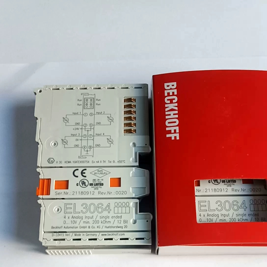 Beckhoff El3064 | 4-канальный Аналоговых Входных Сигналов 0...10 V,С Переключением Между Дальним ...