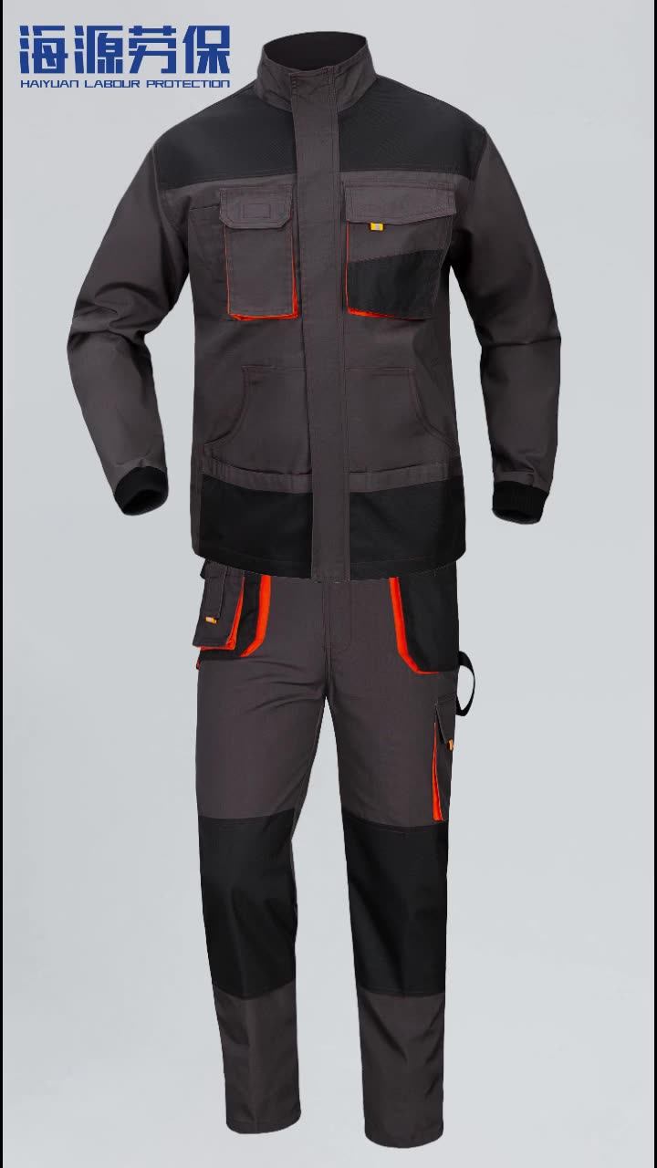 Work Clothes Men Mechanic Coverall Overalls Workwear Jacket Pants ...