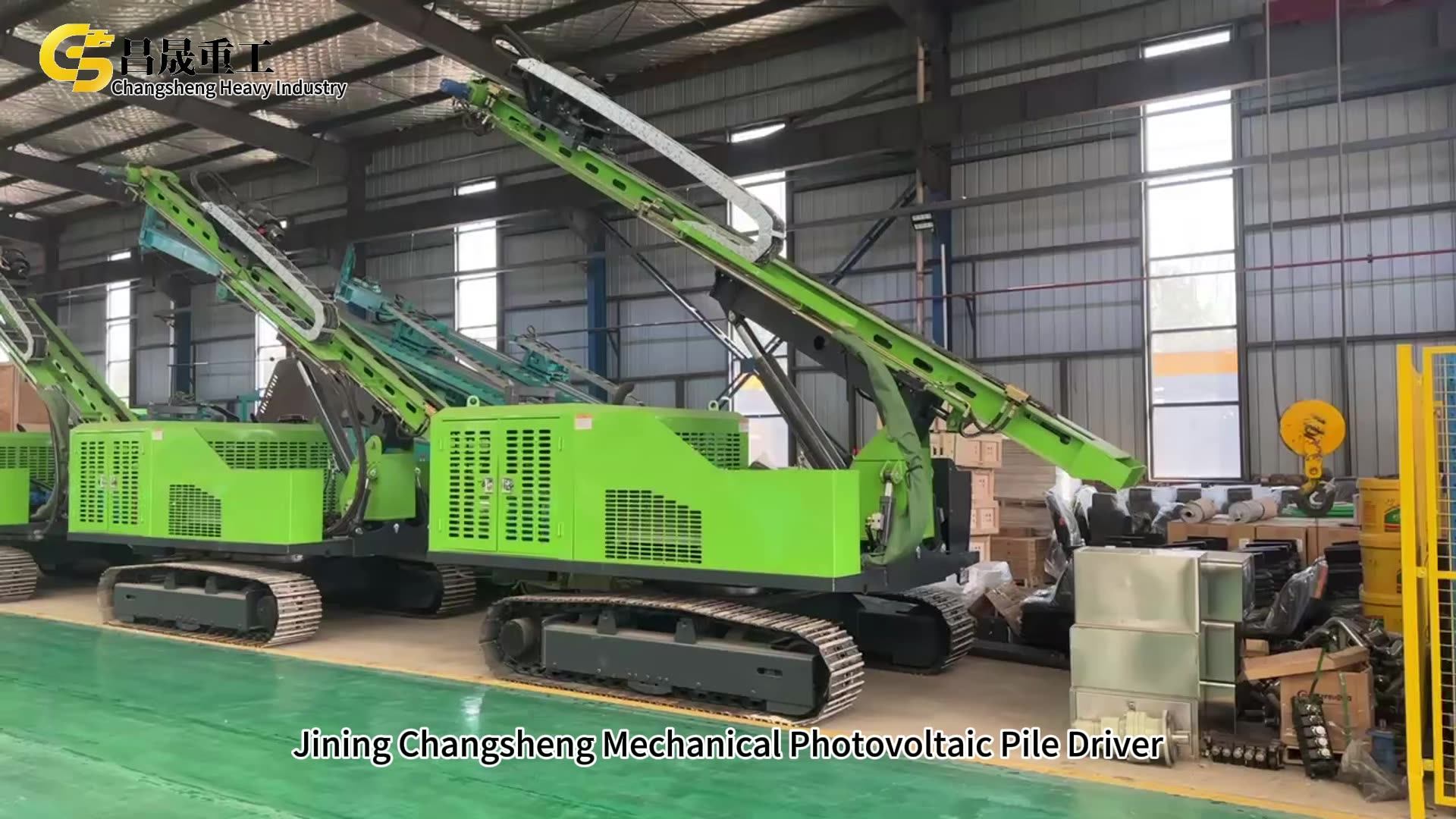 Dual Use Hydraulic Static Pressure Pile Solar Mechanical Track Plate ...