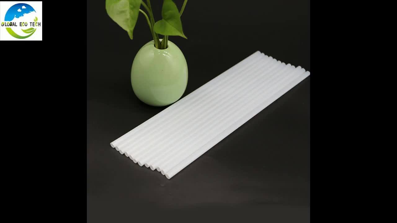 Cornstarch Wheat Straw Pla Compostable Drinking Straw With Custom ...