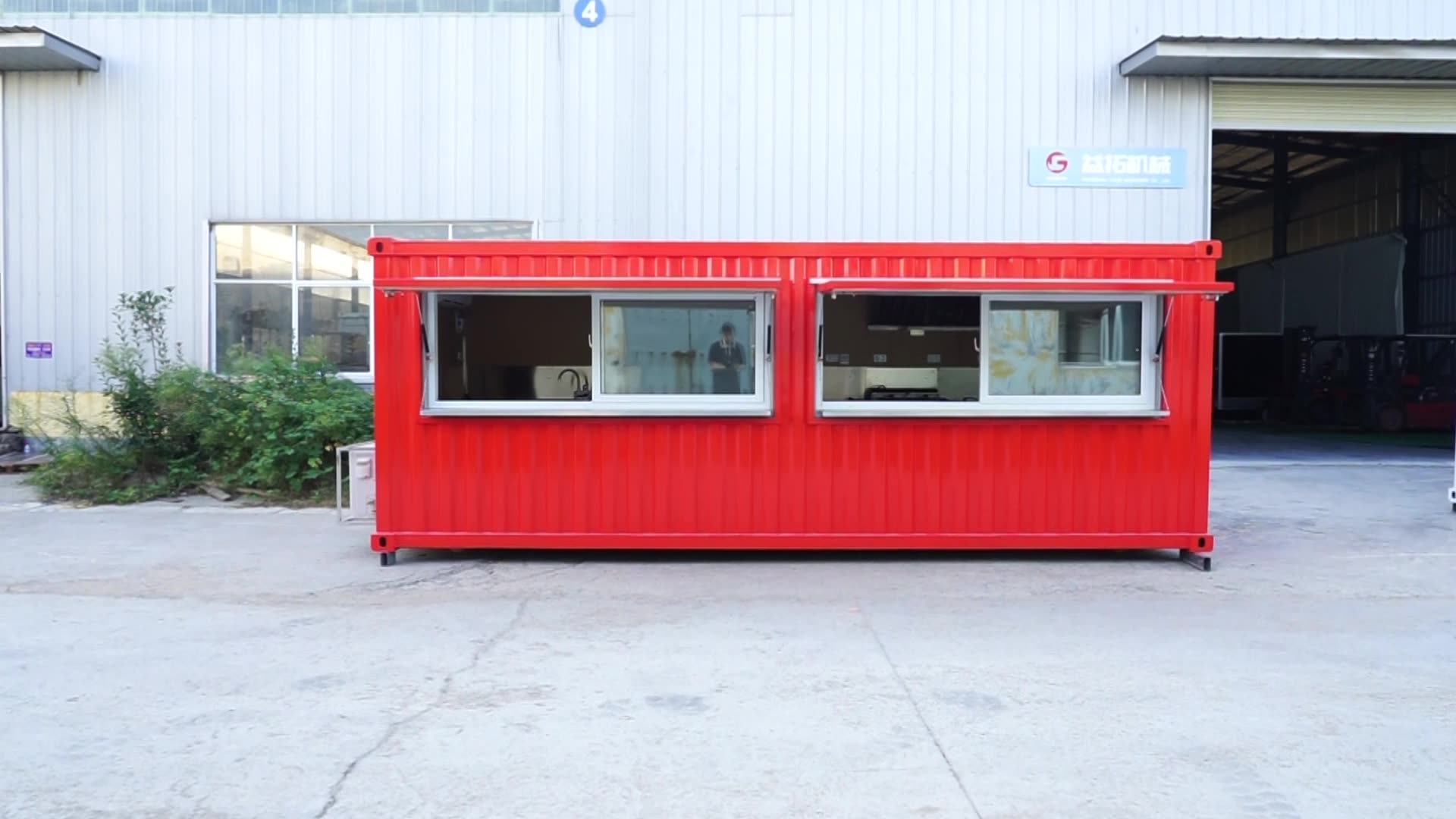Mobile Restaurants Shipping Container For Full-service Restaurant 20ft ...