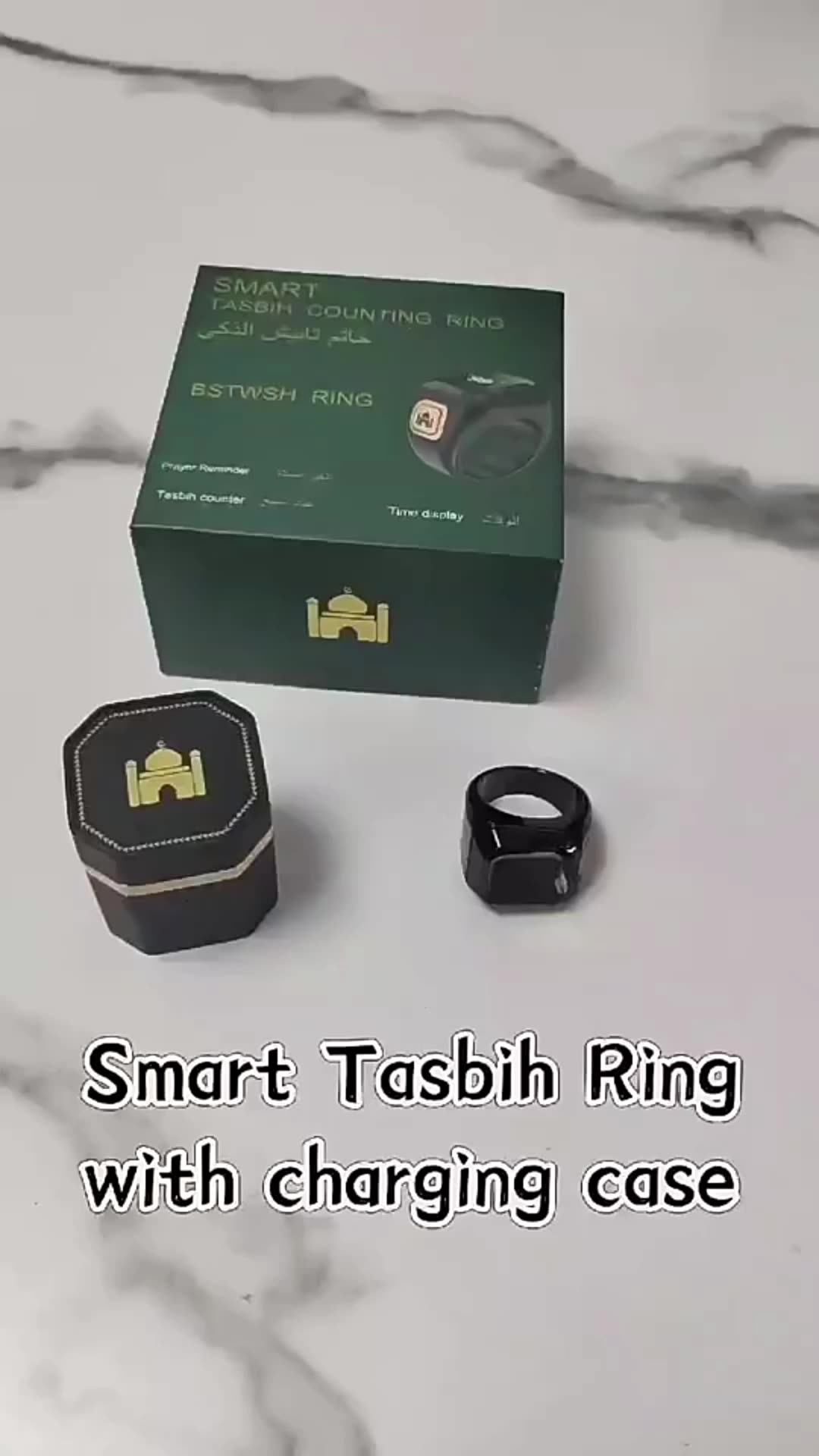 App Control Smart Tasbih Zikr Ring Muslim Plaster Metal Iqabla ...
