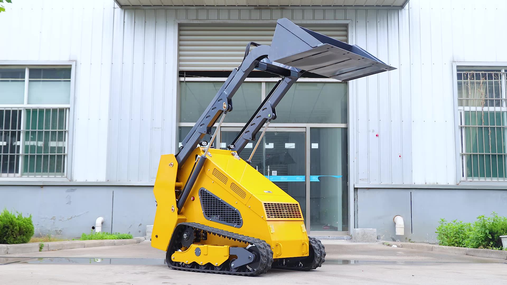 High Quality Skid Steer Loader China Manufacturer Mini Skid Steer 1 Ton ...