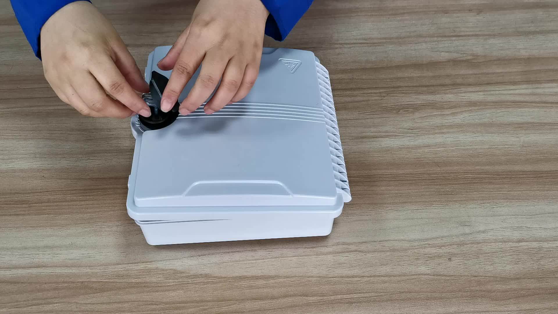 Ftth Fiber Distribution Box Ip65 Terminal Box Outdoor 12 Port 1x12 ...