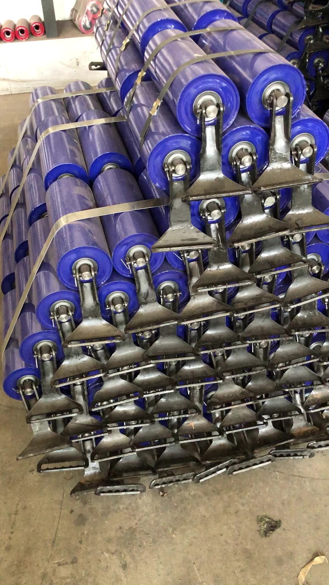 4 Inch Dia Steel Troughing Cema Conveyor Belt Conveyor Idler Roller ...