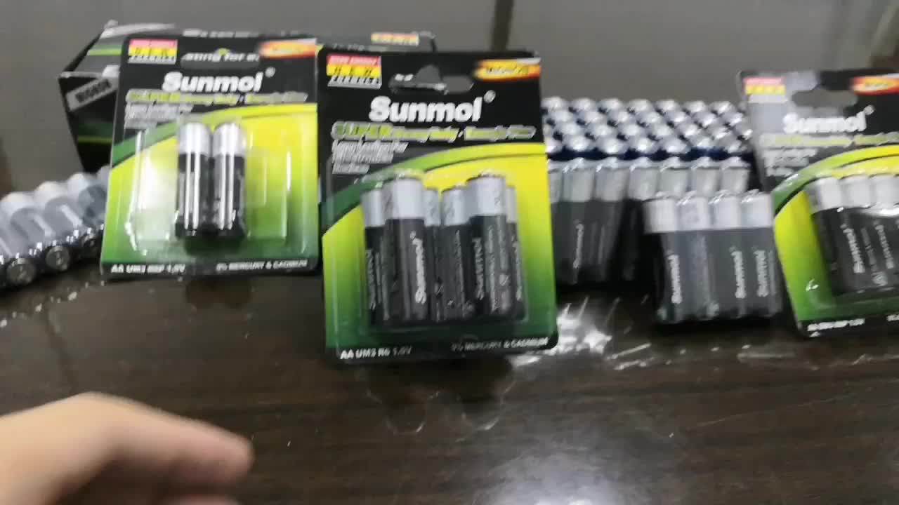 Carbon Primary & Dry Batteries 1.5 V Aa R6 Batteries - Buy 1 Year ...