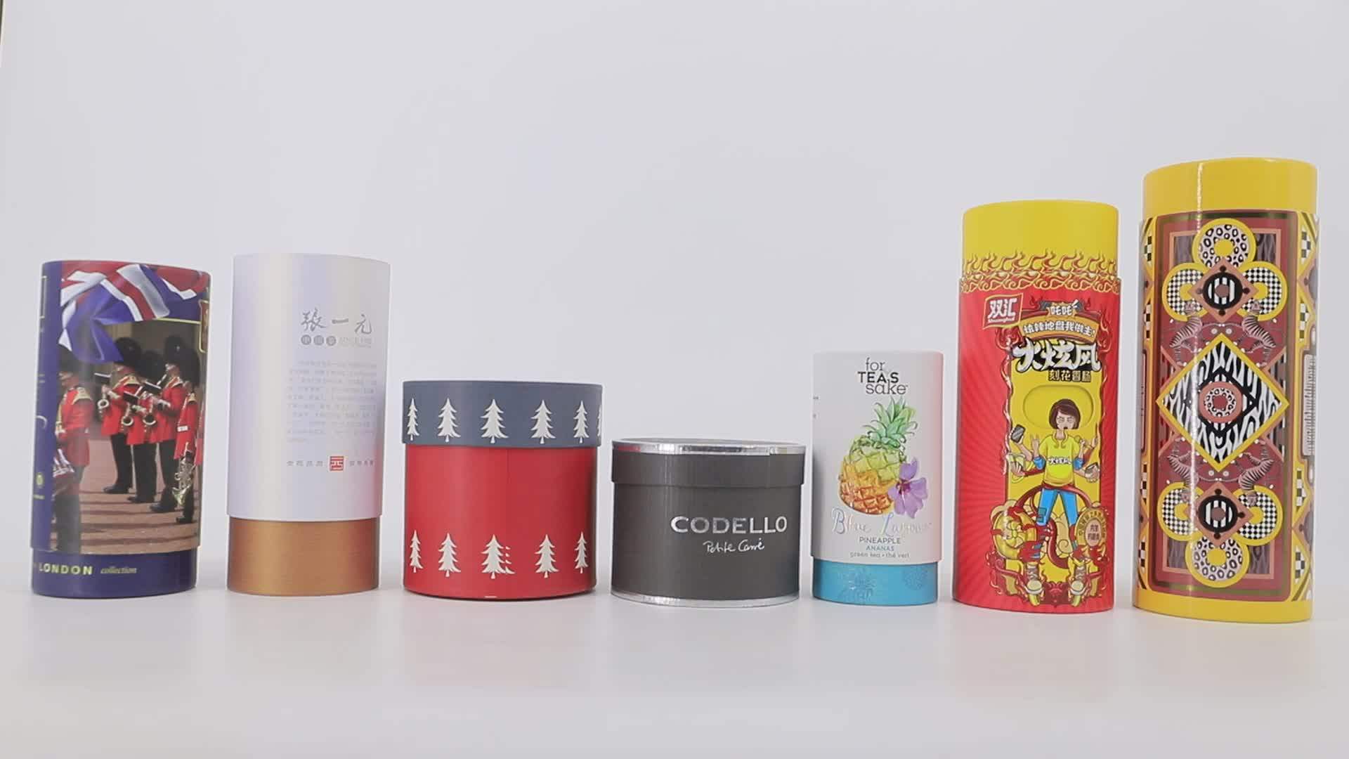 Eco Friendly Paper Tube Packaging Box Custom Bath Bomb Packaging Box ...