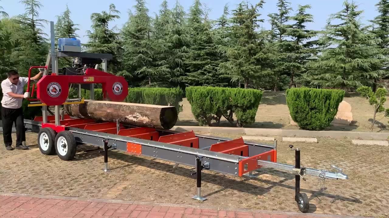 36 "de Madera Máquina De 27hp Loncin Motor Aserradero Portátil Para ...