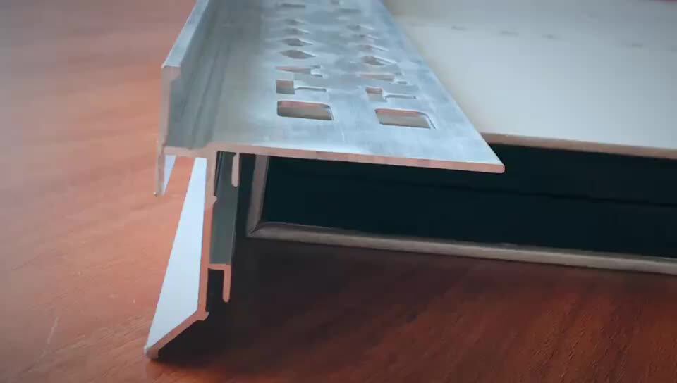 Aluminum Balcony Edge Trim with Weep Holes, Balcony Drip Angle, Drip ...