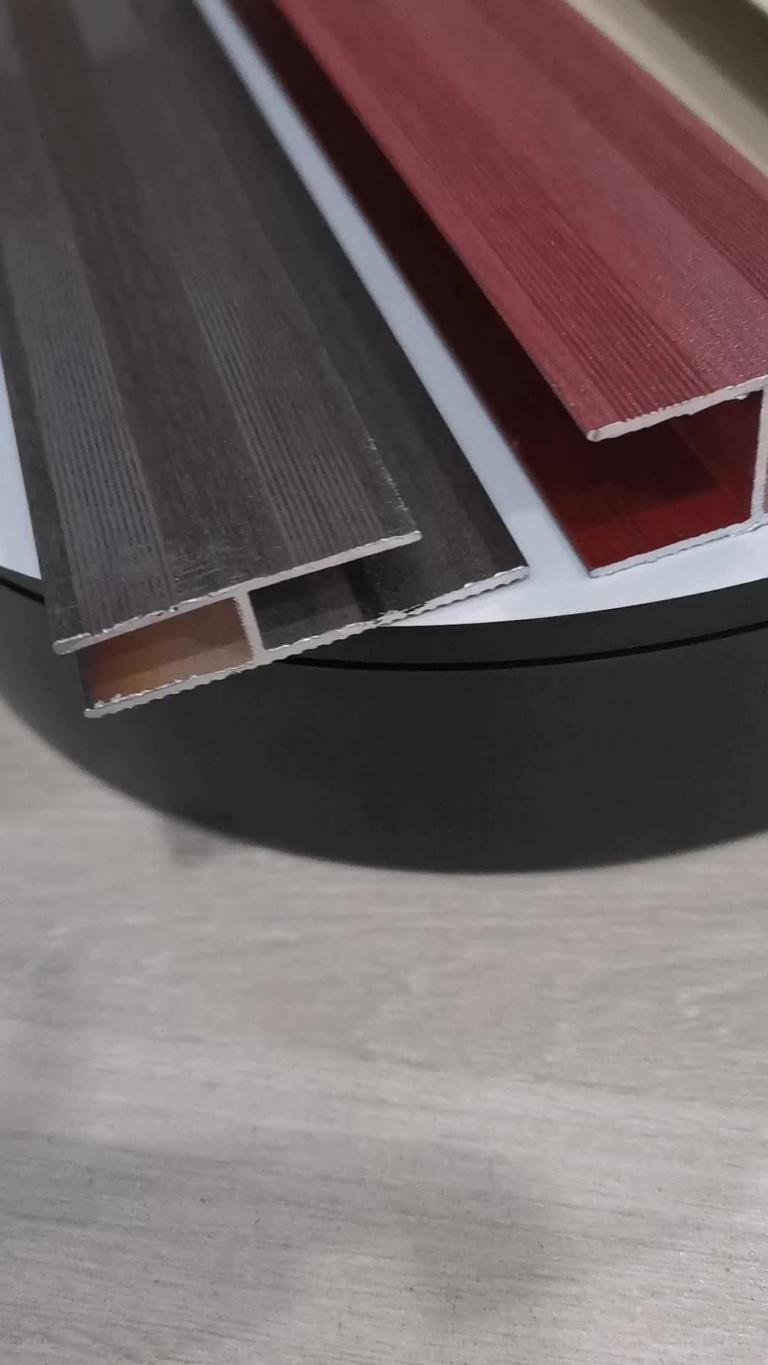 H-joint Cladding Profile Aluminium Metal Transition Profile Wood Effect ...