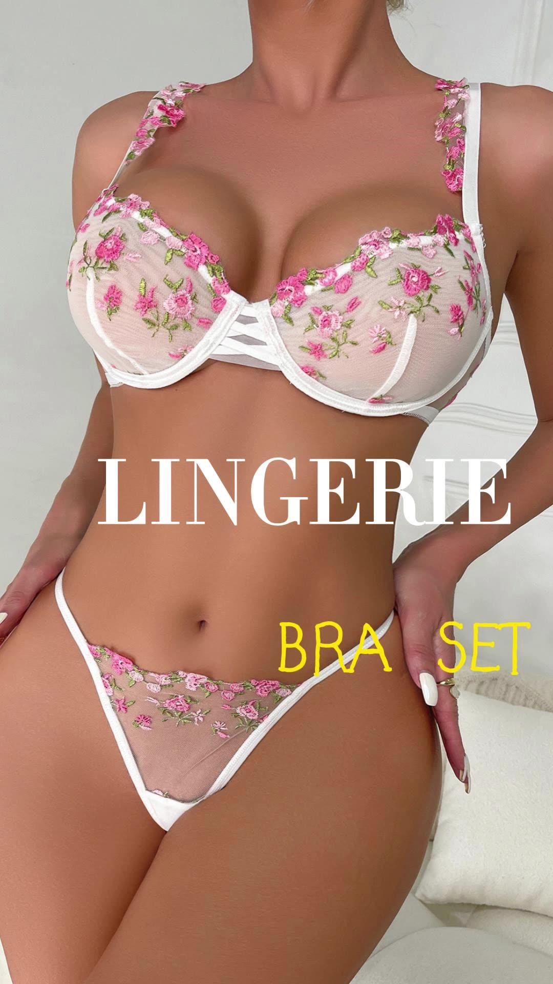 Sexy Lace Bra And Brief Set Fashion Lingerie Women Embroid Sexy Bra Set Underwear Sexy Lingeries ...