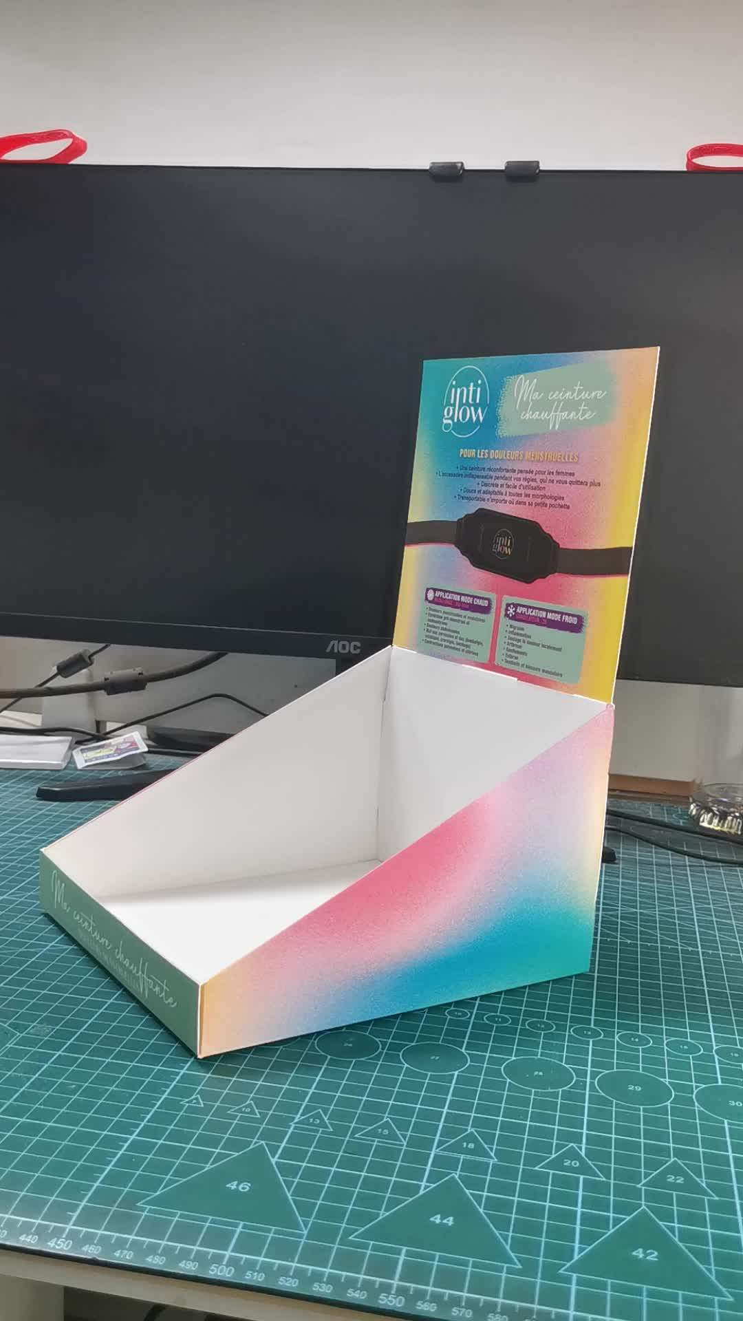 Creative Offset Printing Counter Display Stand Tabletop Desk Comic ...