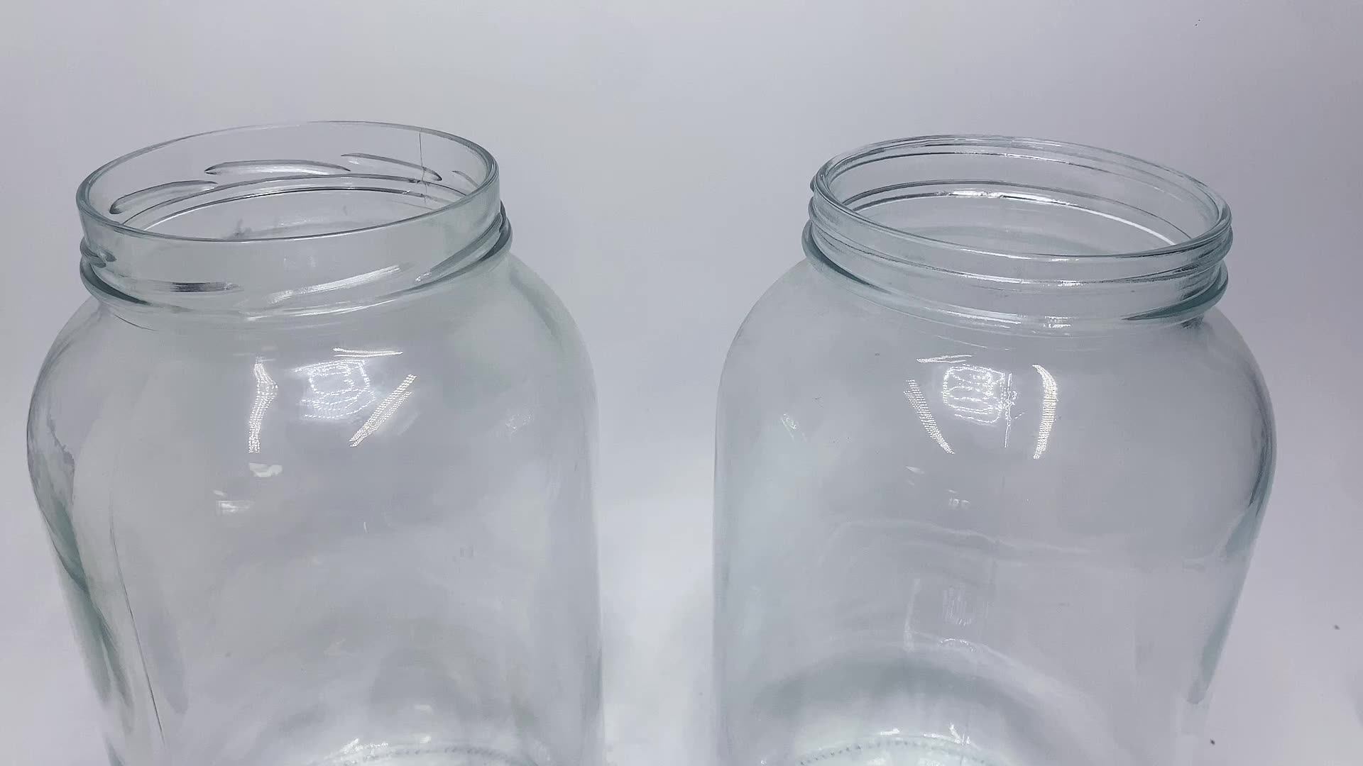 Hot Sell 1 Gallon 4l Wide Mouth Large Glass Mason Jar With Airtight ...