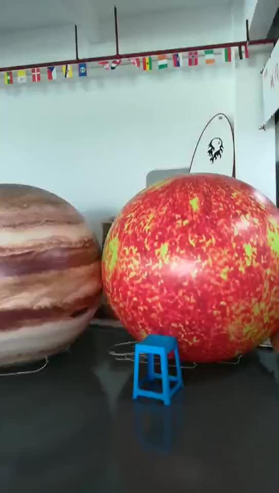 Customized Hanging Inflatable Planet Saturn Balls With Led Light - Buy ...
