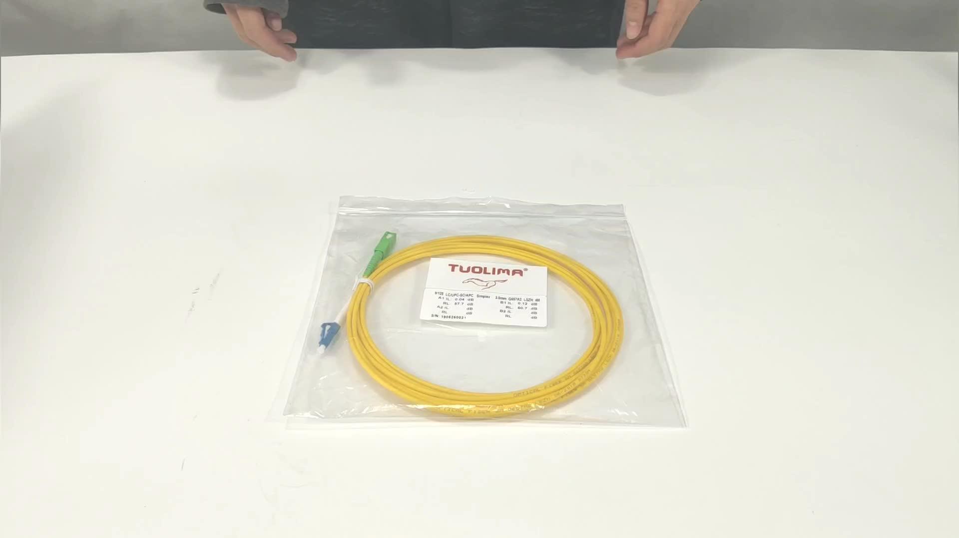 Sm Mm Simplex Sx Duplex Dx Sc 3m Sc-upc Jumper Lc/apc-sc/apc Fiber ...