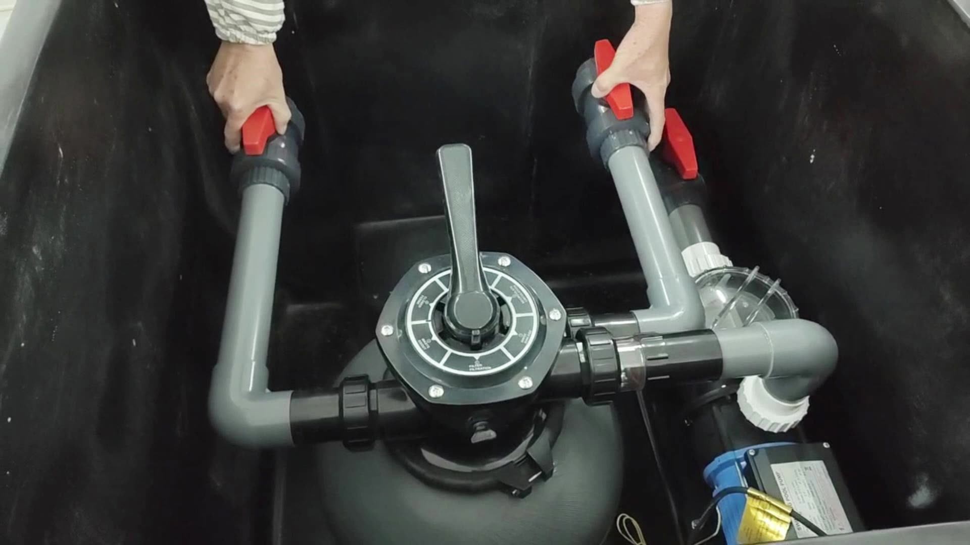 Underground Filter Box For Swimming Pool Inground Sand Filter Full ...