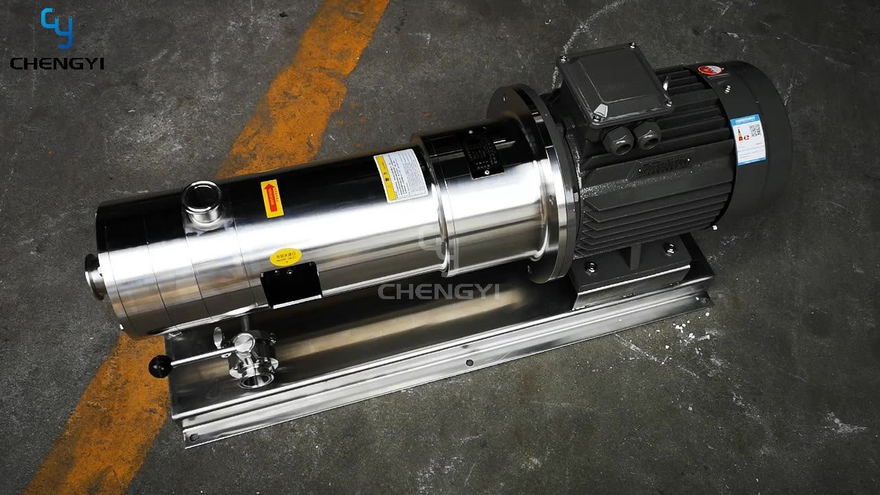 Sanitary Stainless Steel Three Stage Pipeline High Shear Dispersing ...
